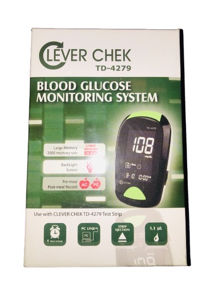 Clever Chek Glucometer (TD-4279) - MO.lk - MO.lk